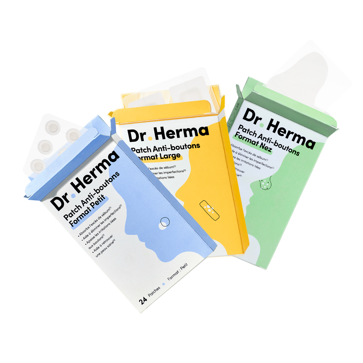 Dr. Herma | Patchs Anti-Boutons pour le traitement de l'Acné – Dr Herma